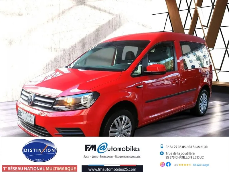 VOLKSWAGEN CADDY 1.4 TSI 125 DSG 7 5pl COMBI Trend - L'argus Occasion