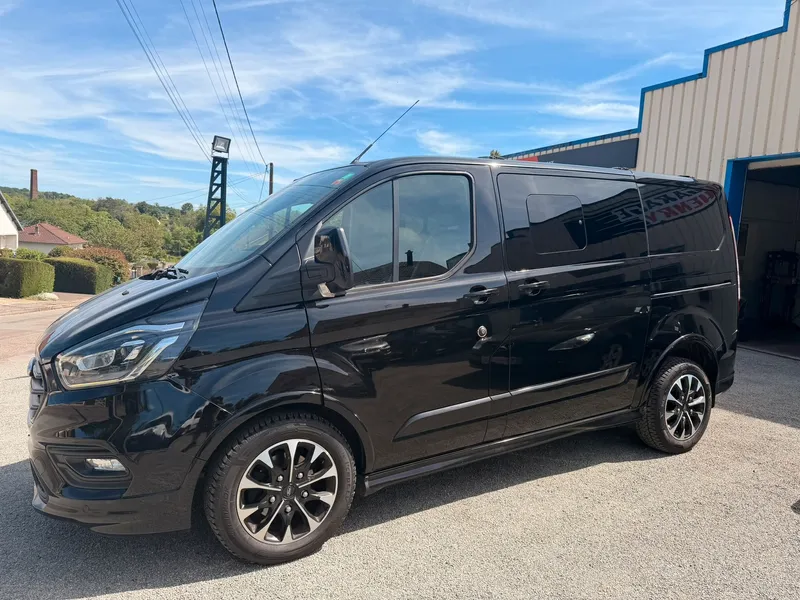 Ford transit custom sport 2,0 tdci 170 cv cabine approfondie 5 places ...