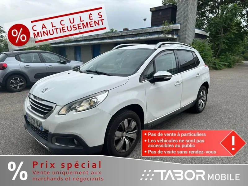 Peugeot 2008 1.2 82 Allure Leder SHZ AHK PDC LM Klimaaut - L'argus Occasion